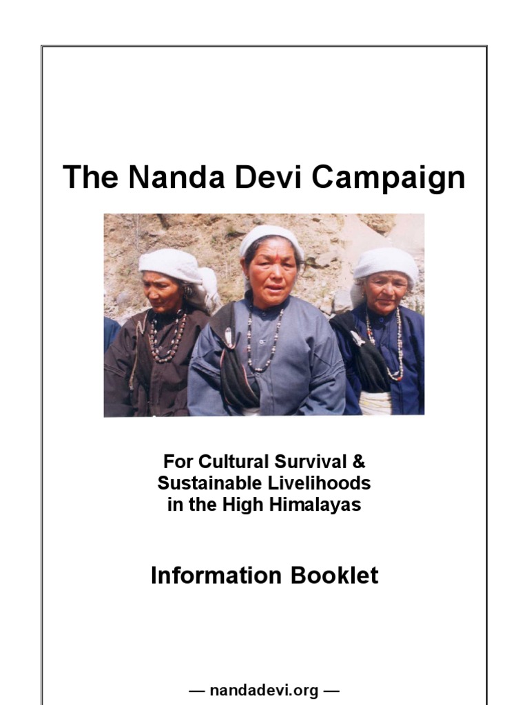Nanda Devi Campaign Booklet | PDF | Himalayas | Conservation