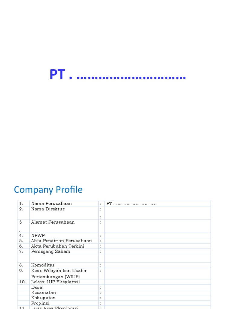 Contoh Presentasi KTT | PDF