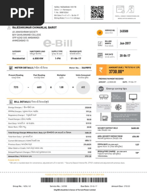 Torrent power bill store