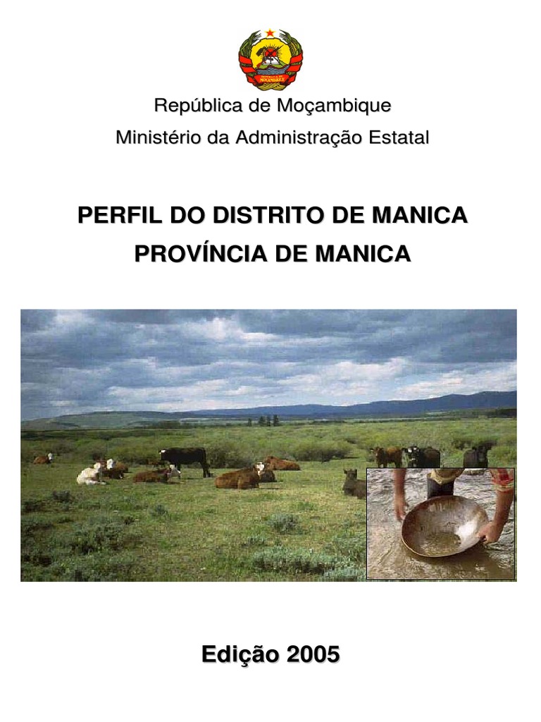 Perfil Do Distrito de Manica - Manica | PDF | Solo | Temporada de chuvas