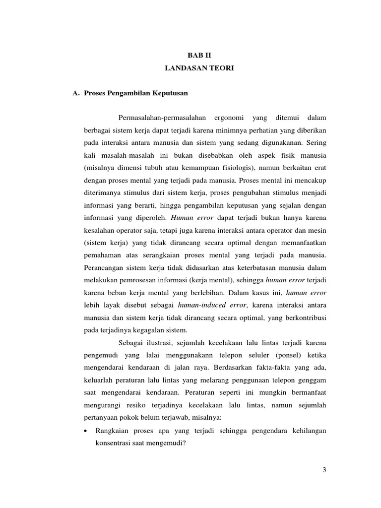 7 BAB II Makalah Human Information Processing | PDF