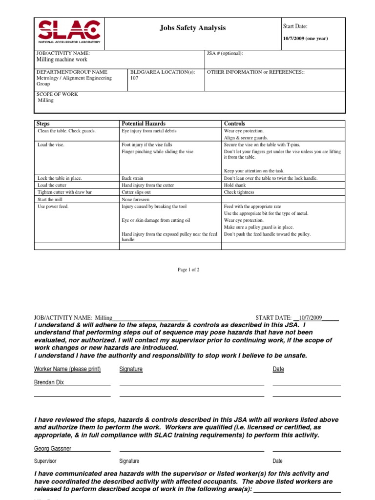 AEG JSA 107 Milling Machine | PDF | Labour | Employment