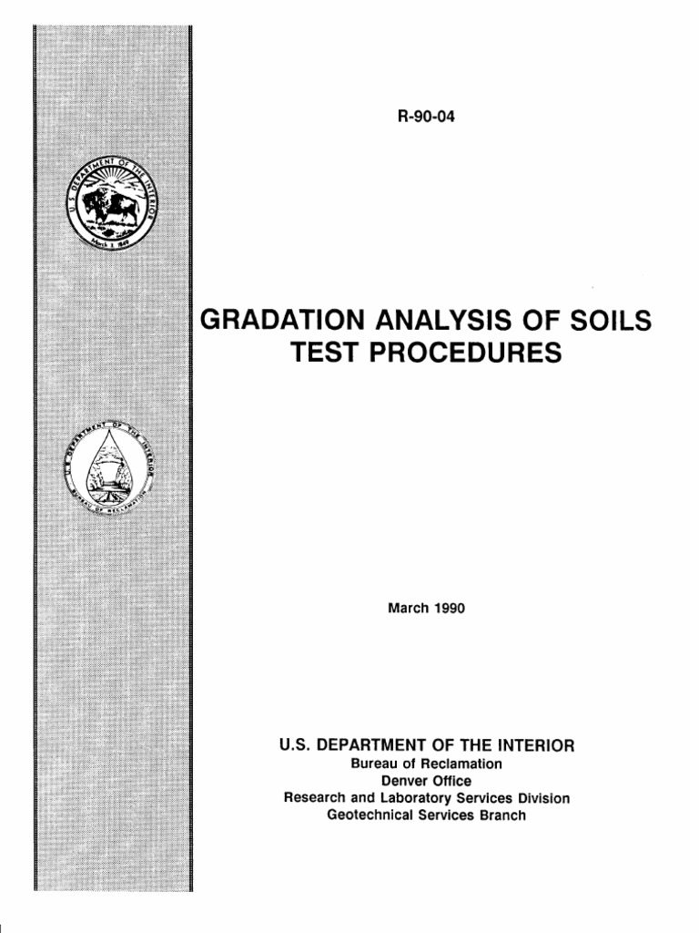 Gradation Analysis of Soils Test Procedure | Natural Materials | Soil
