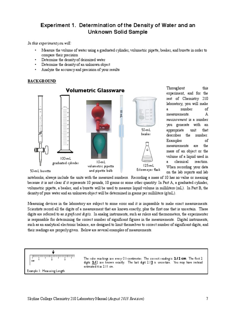 Chemistry Lab Manual for Students | PDF | Density | Outlier