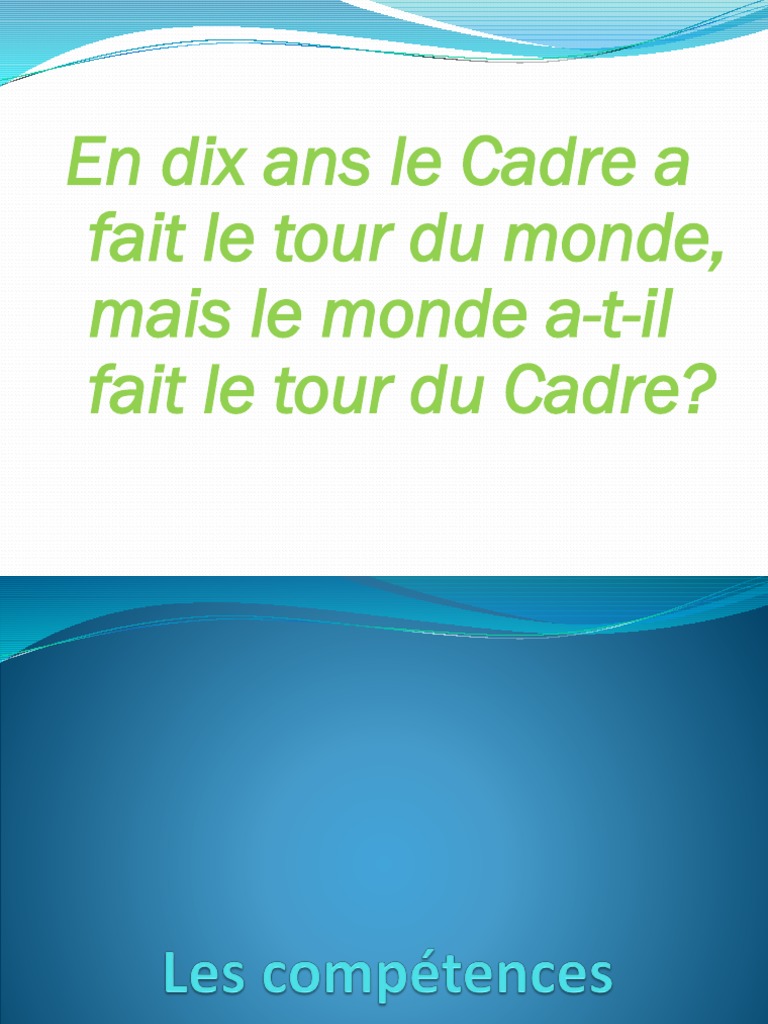 Compétences générales en communication | PDF | Compétence (Ressources ...