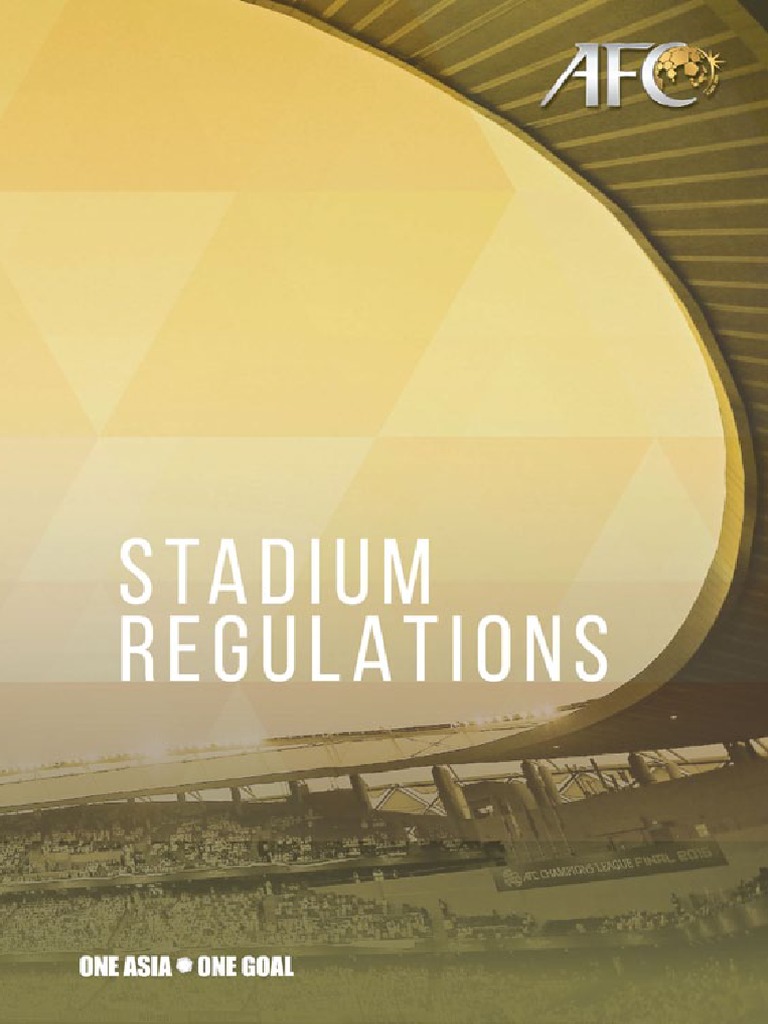 Afc Stadium Regulations 2017 | PDF | Stadium | Association Football