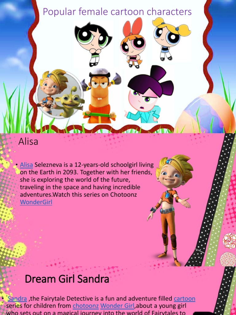 Best Female Cartoon Characters | PDF | Television | Leisure