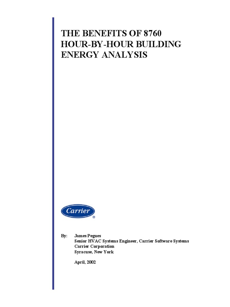 The Benefits of 8760 Hour-By-Hour Building Energy Analysis | Download ...