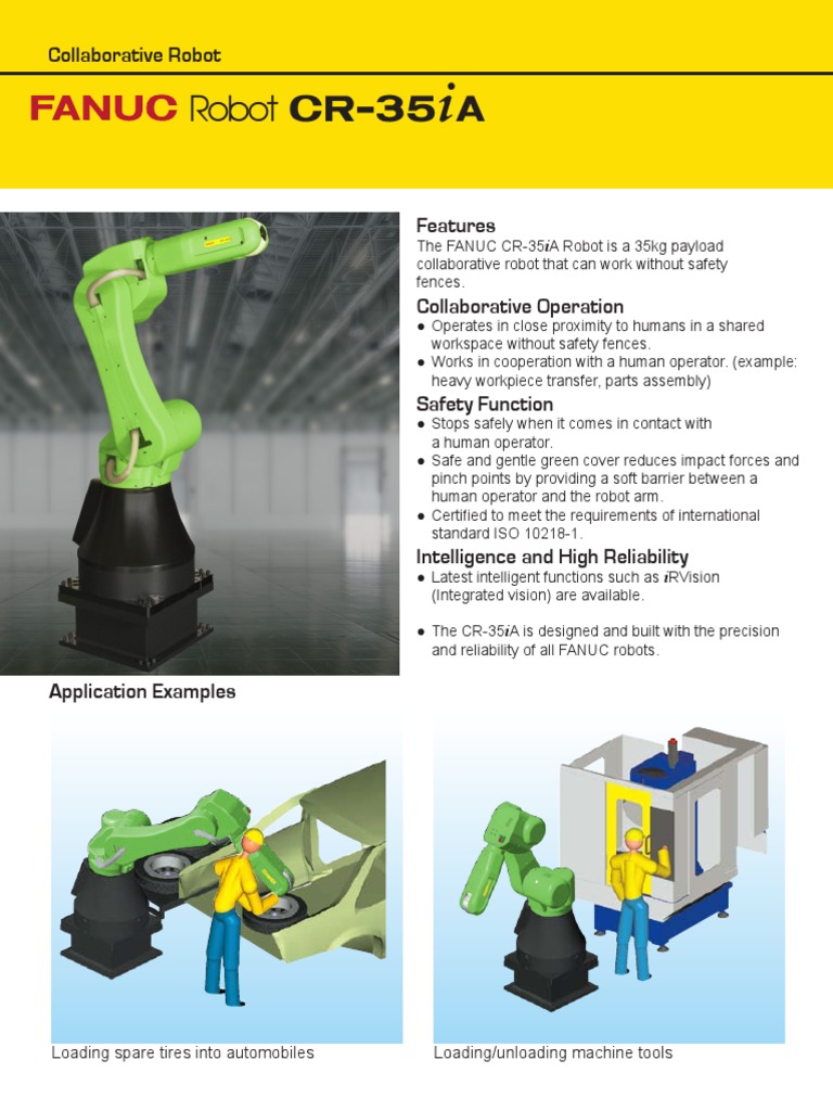 Fanuc CR 35iA Product Info | Rotation Around A Fixed Axis | Robot