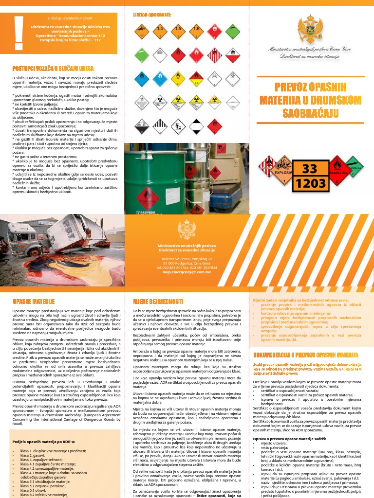 Flajer Opasne Materije - 2 PDF | PDF
