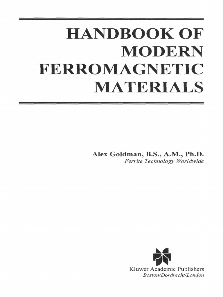 List of Ferromagnetic Materials | PDF | Ferromagnetism | Inductor