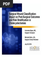 Wound Classification Chart 141 | PDF | Wound | Topical Medication