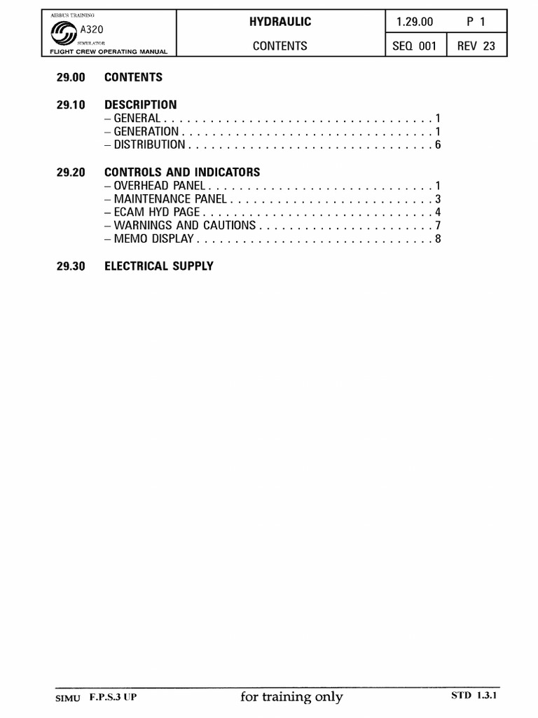 A320 Hydraulic PDF | PDF