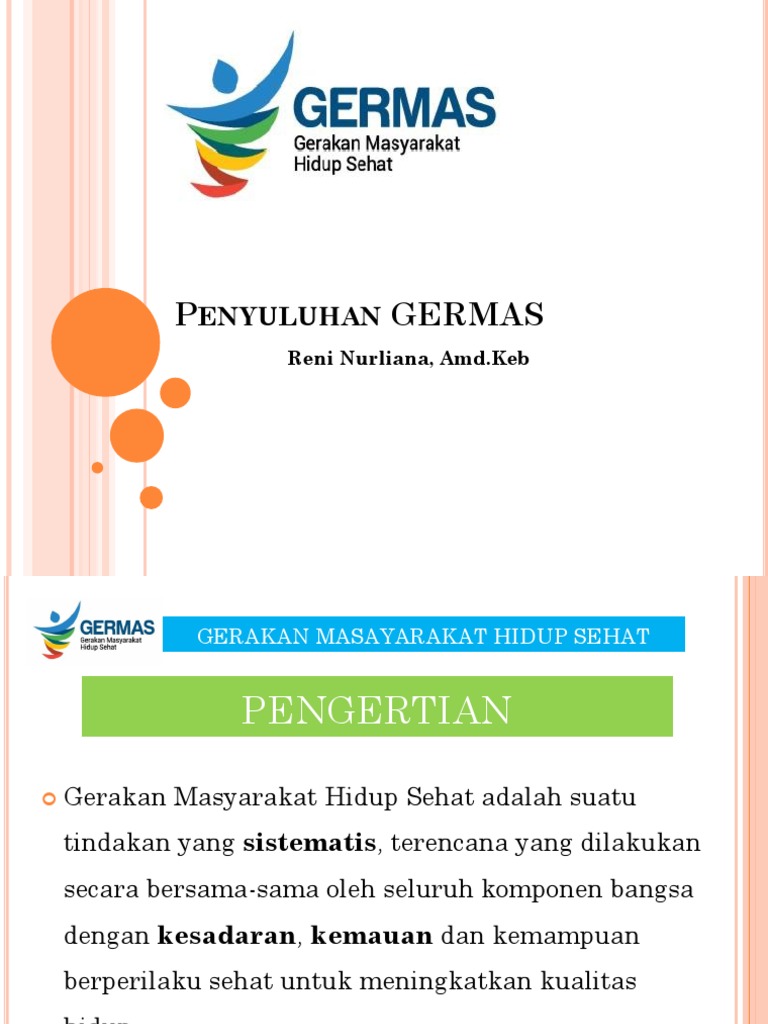 Penyuluhan Germas | PDF