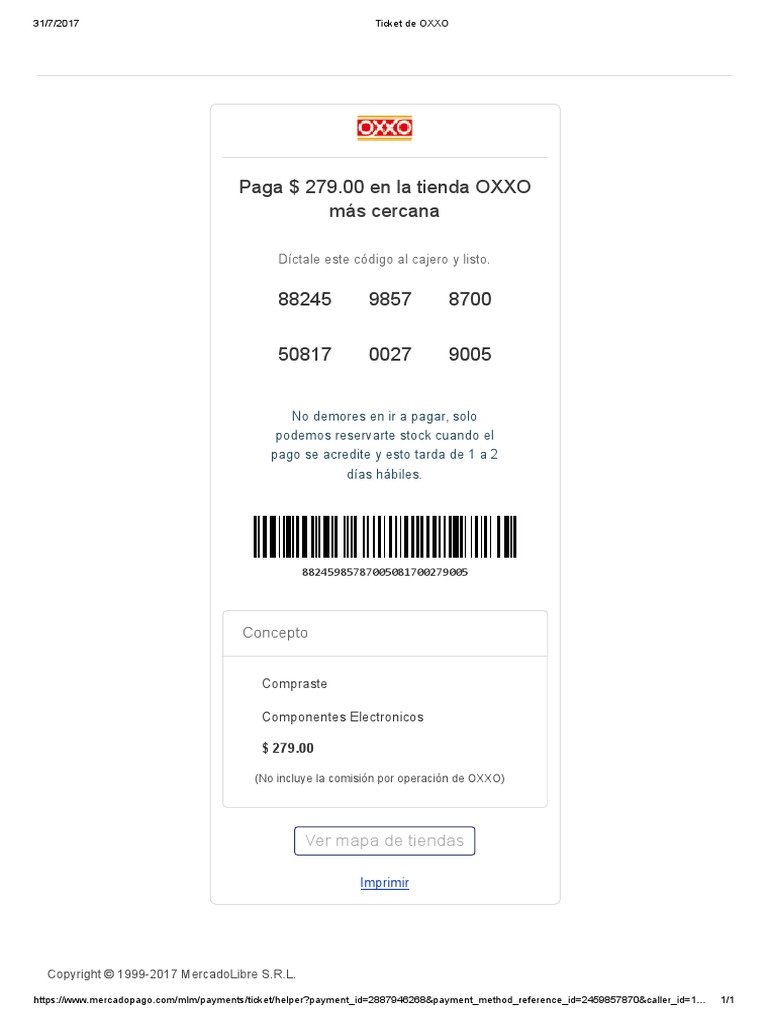 Ticket de Oxxo Pag Ma | PDF