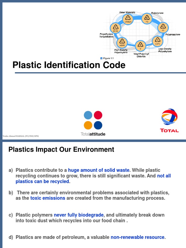 03 - Plastic Identification Code | PDF | Plastic | Materials