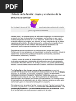 Ensayo Los Tipos de Familia y Los Vinculos Familiares | PDF | Familia ...