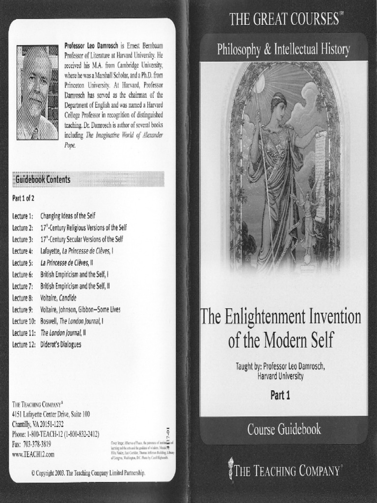 The Enlightenment Invention of The Modern Self PDF | PDF