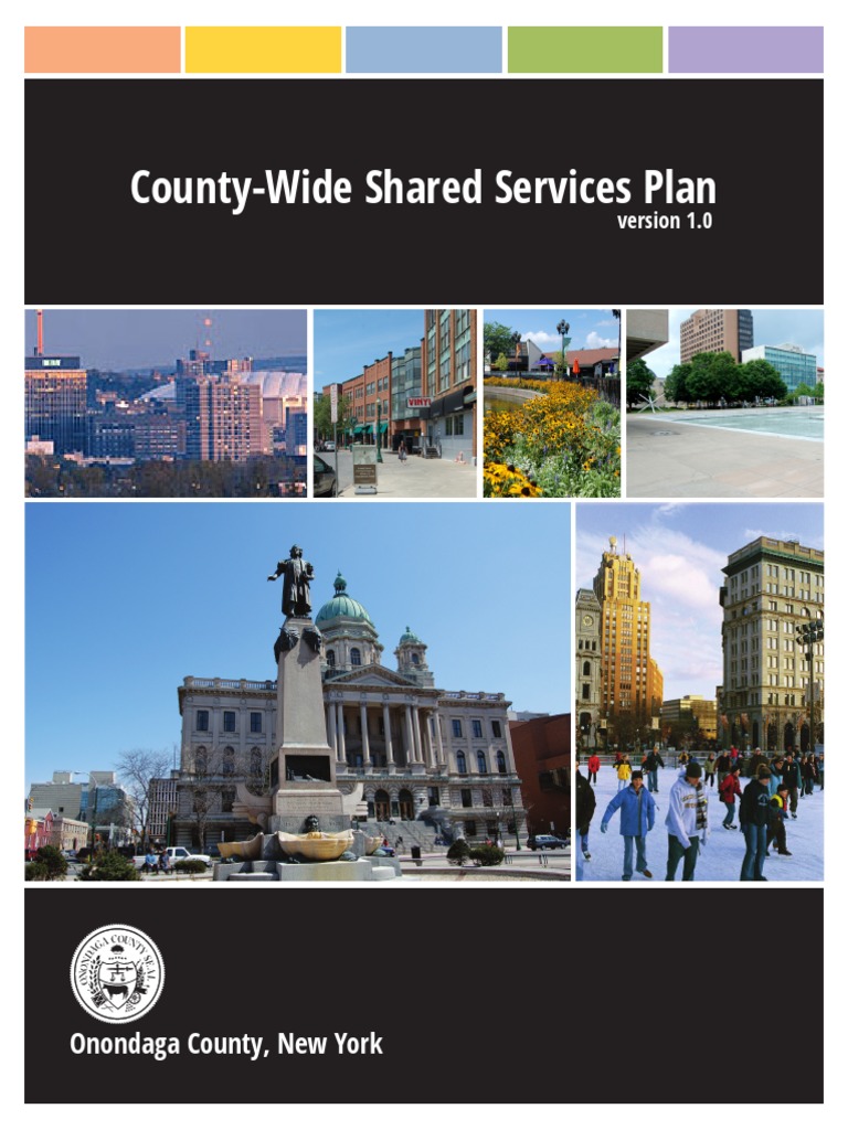 Shared Services Plan | PDF | Syracuse | Combined Sewer