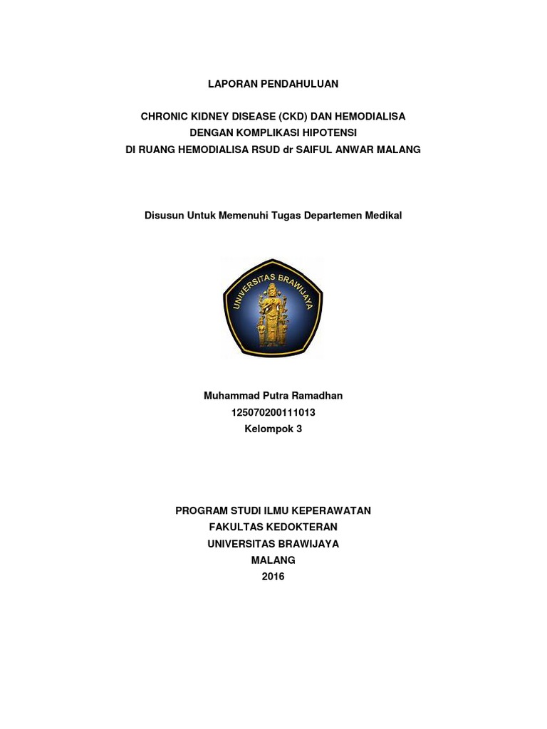 LP CKD + HD Komp Hipotensi | PDF