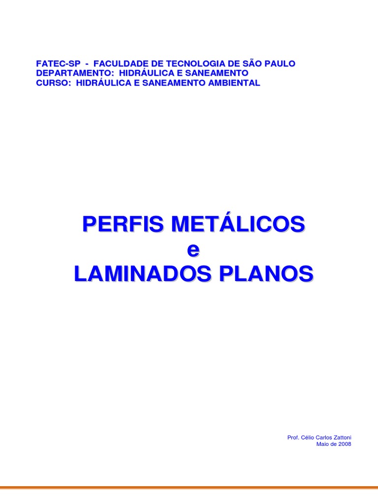 Tabela Geral Chapas e Perfis | PDF | Aço | Materiais