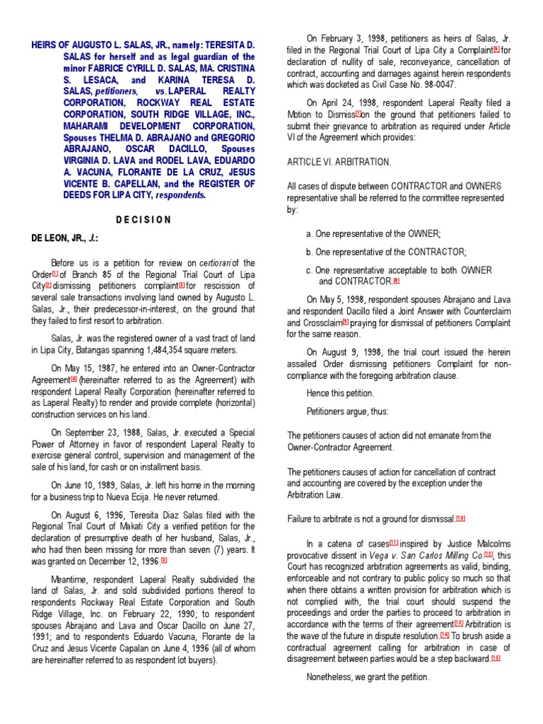 Adr Case 1-5 | PDF | Alternative Dispute Resolution | Arbitration