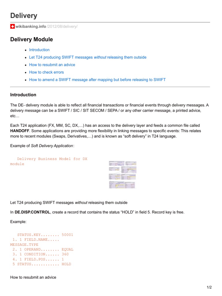 Delivery Advices | PDF | Computer Architecture | Computer Engineering
