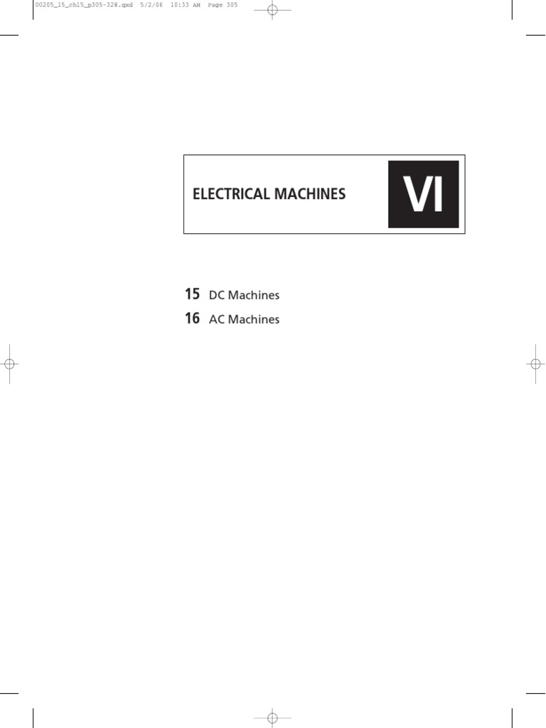 Electrical Machines | PDF | Electric Generator | Electromagnetic Induction