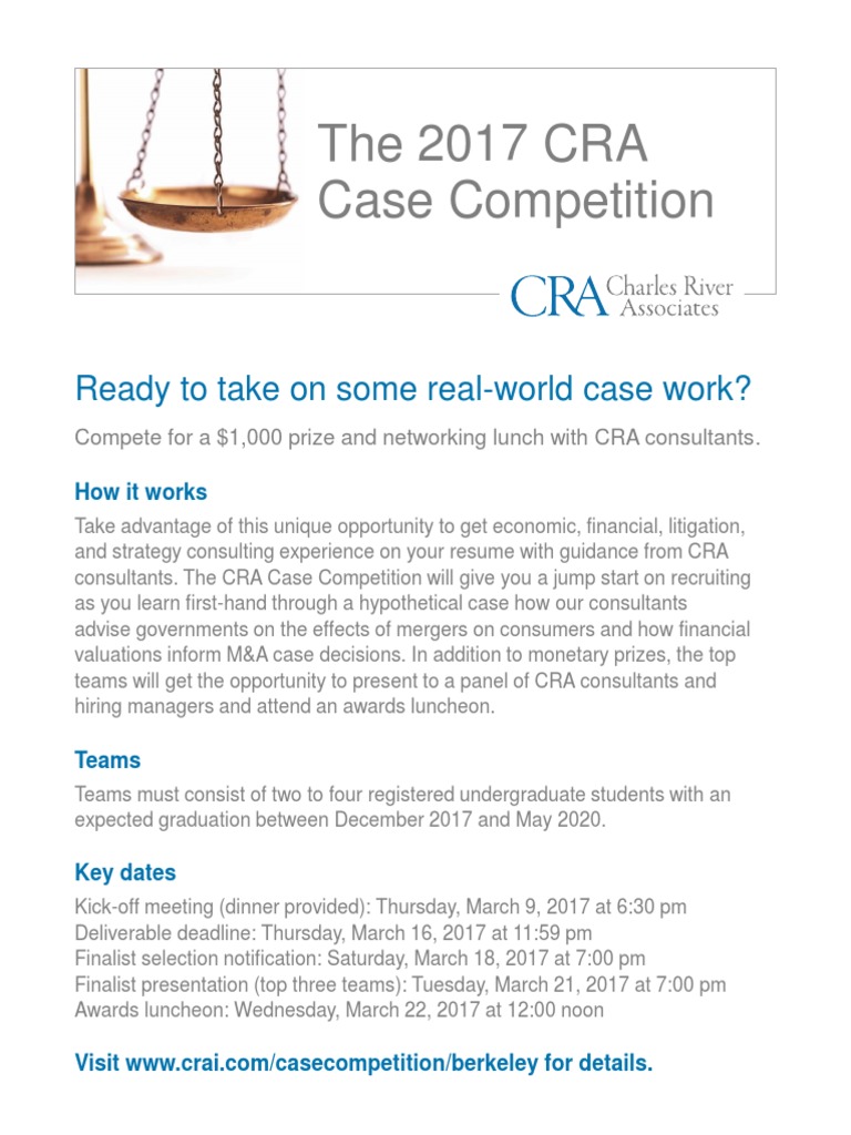 Case Competition Flyer Berkeley 2017 | PDF
