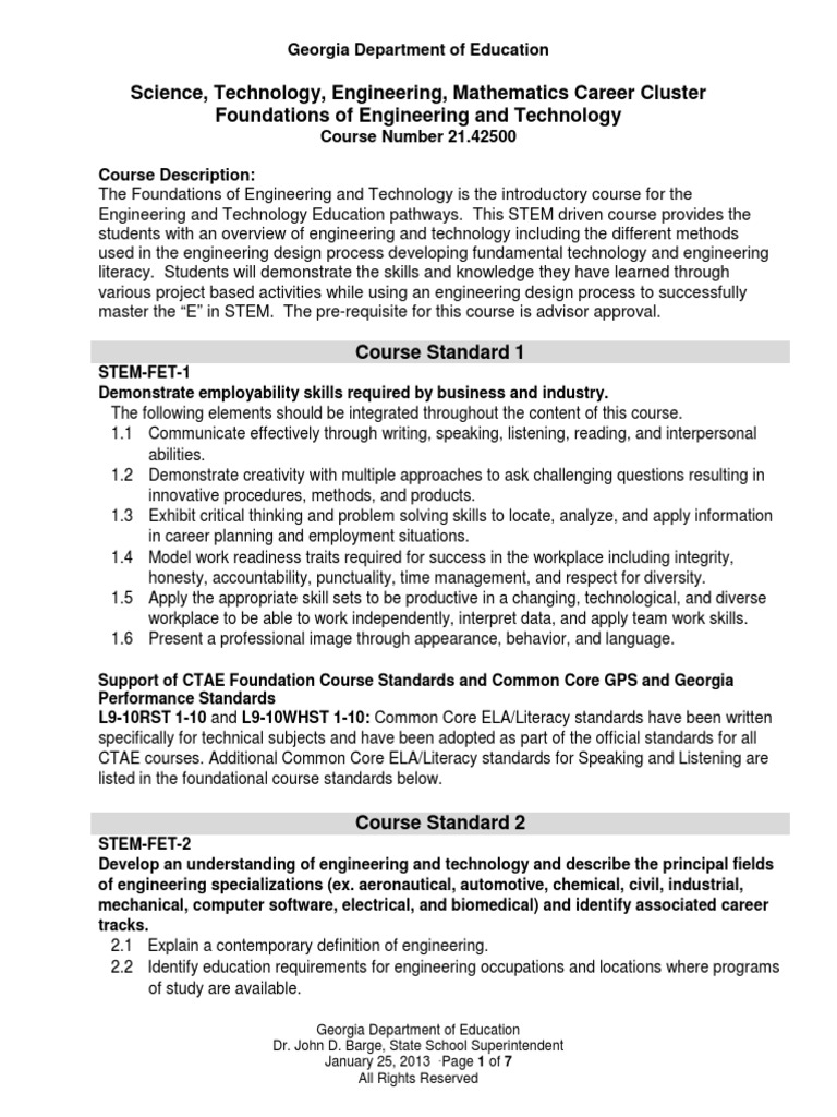 Foundations Engineering Technology | PDF | Engineering | Scientific Method