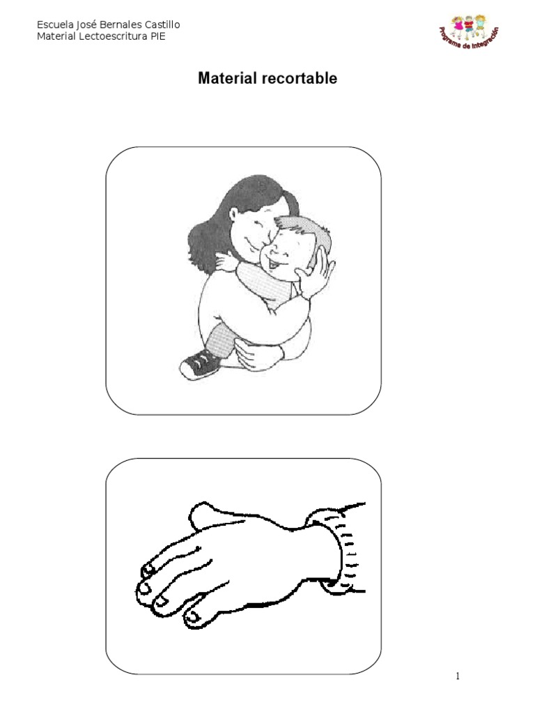 Material recortable mamá | PDF