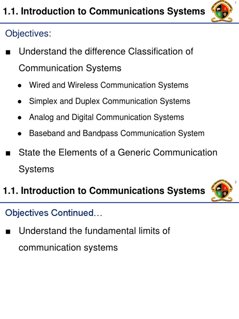 1.1 EEE 5682 Introduction To Communication Systems | PDF | Telecommunication | Modulation