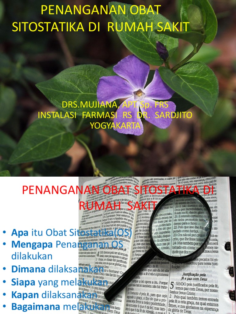 Penanganan Obat Sitostatika Di Rumah Sakit Mujiana | PDF