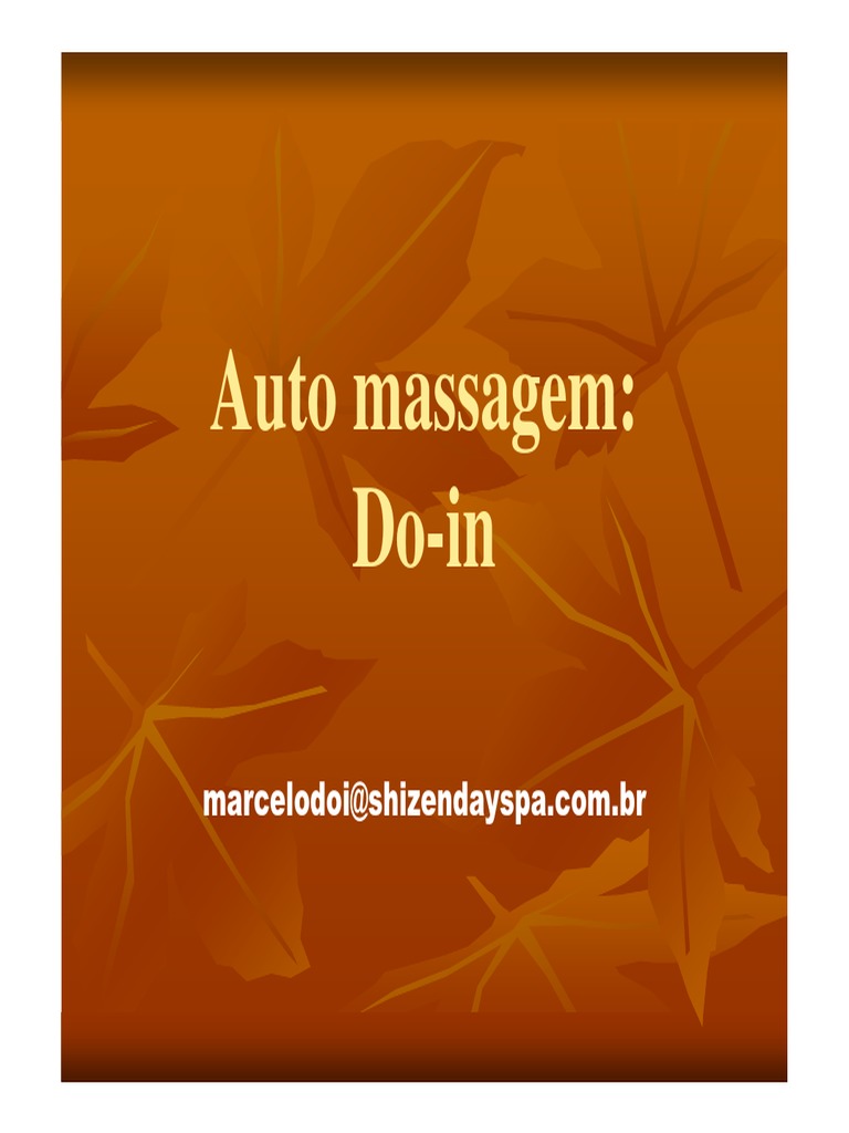 Auto Massagem Do in PDF | PDF