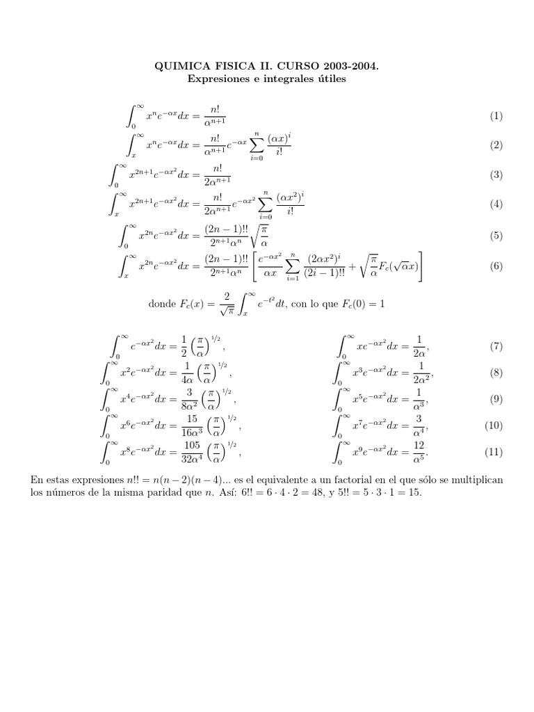 Integrales Euler PDF | PDF | Enseñanza de matemática