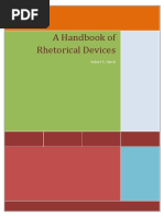 A Handbook of Rhetorical Devices | PDF | Rhetoric | Metaphor