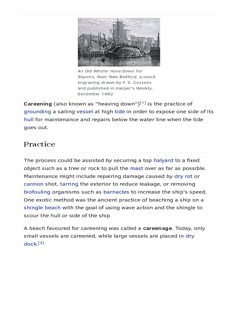 Careening 1 | PDF