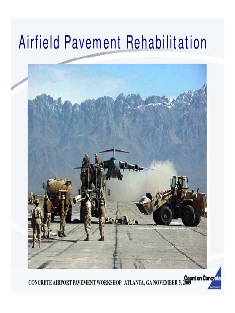 Airfield Pavement Rehabilitation PDF | PDF | Road Surface | Concrete