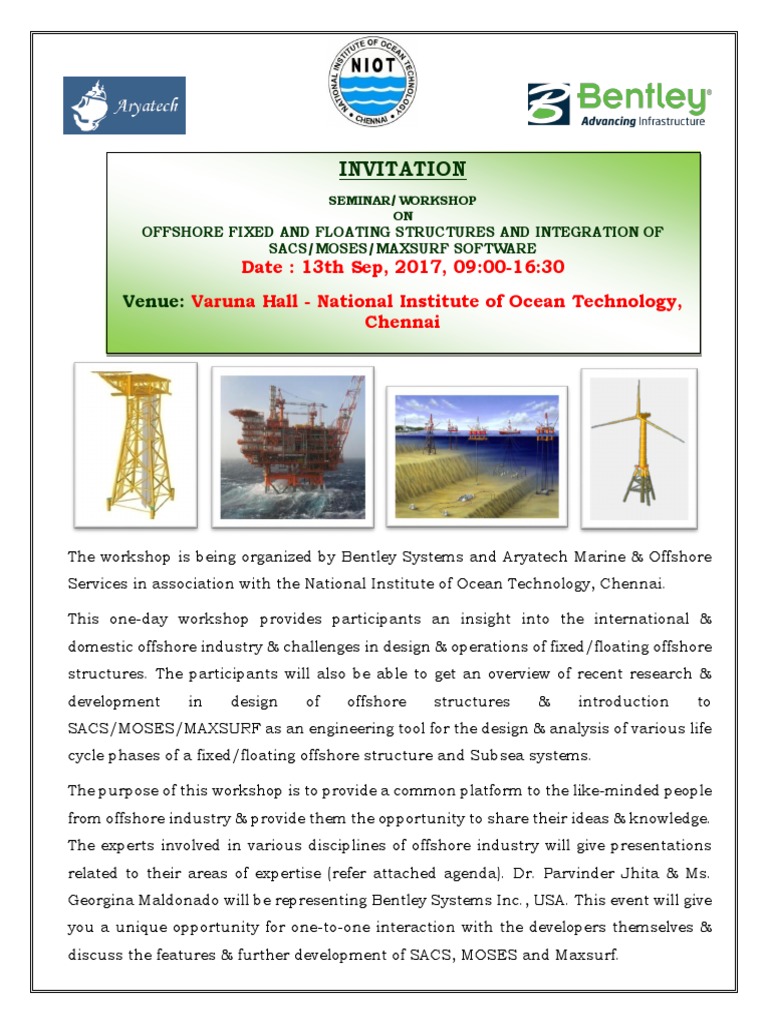 NIOT - Agenda For Offshore Fixed and Floating Structures and ...