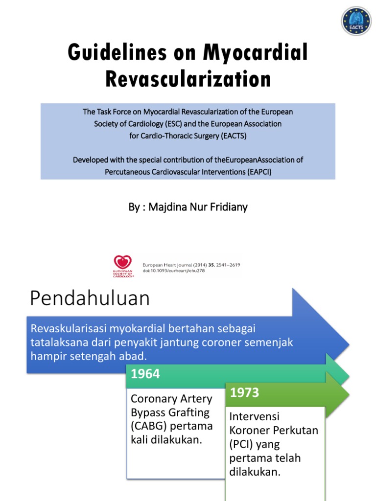 Guidelines On Myocardial Revascularisation - NUFI | PDF
