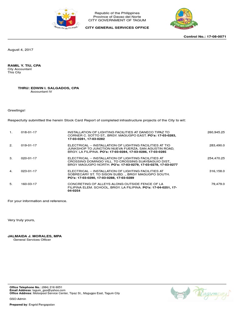 City General Services Office | PDF