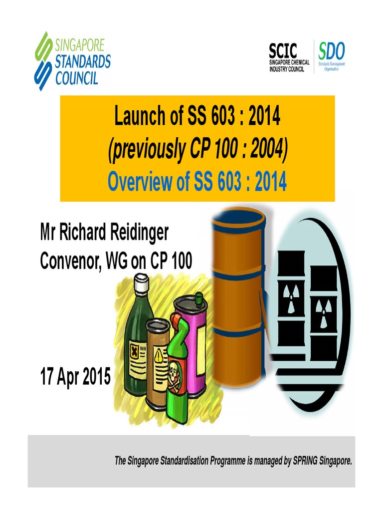 Overview of SS 603: 2014 Updates | PDF | Hazardous Waste | Waste