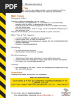 Safe Work Procedure Template | PDF