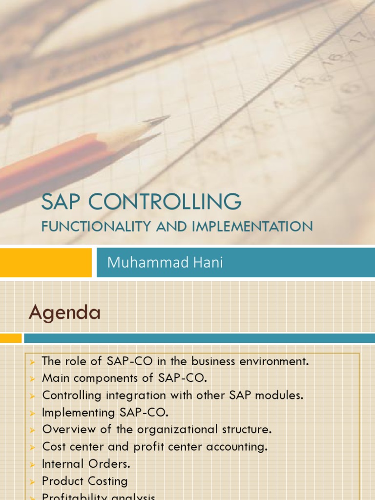 Sap Controlling: Functionality and Implementation | PDF