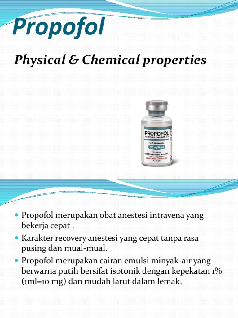 Propofol New (Autosaved) | PDF