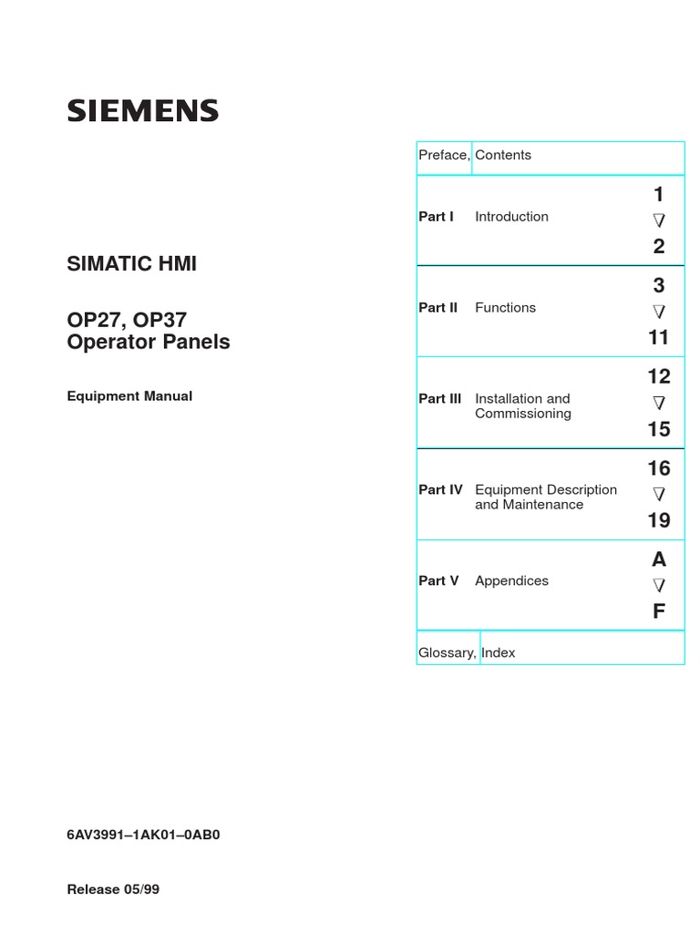 Op27 Op37 Operator Panels Manual PDF | PDF