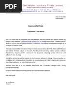 Mechanical Maintenance Engineer Work Experience Certificate | PDF