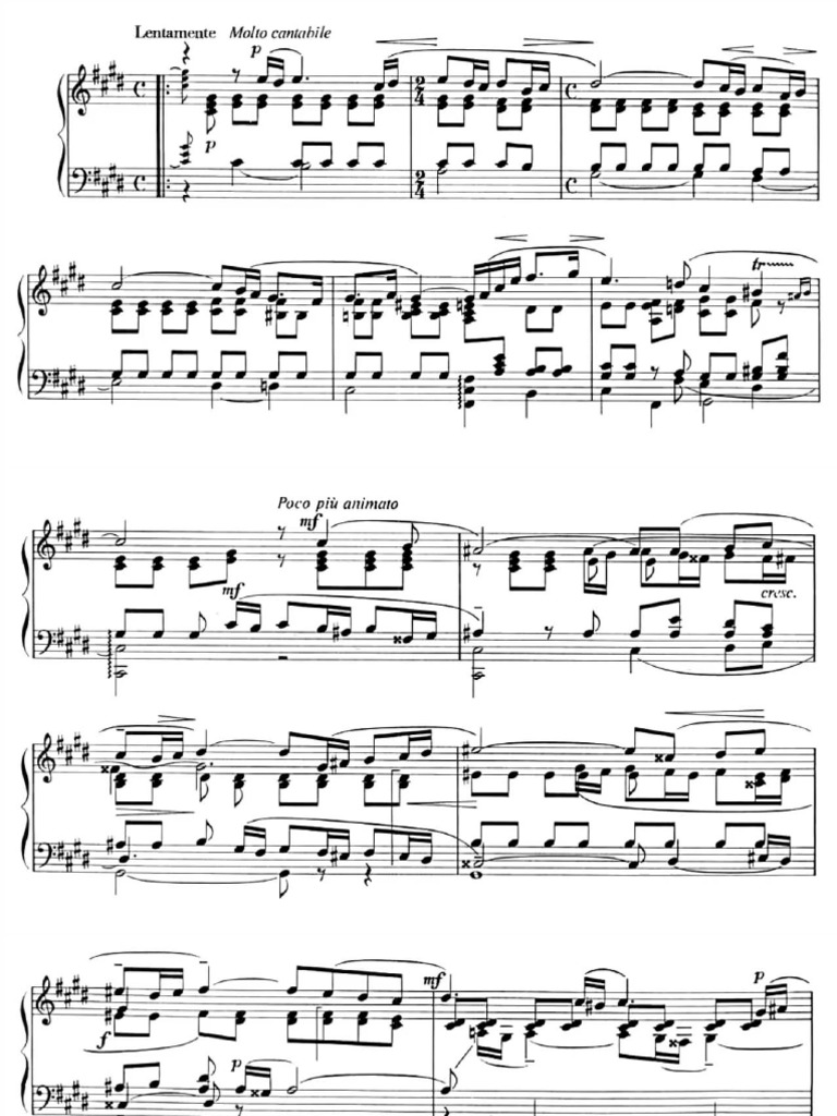 Vocalise Rachmaninoff/Kocsis | PDF