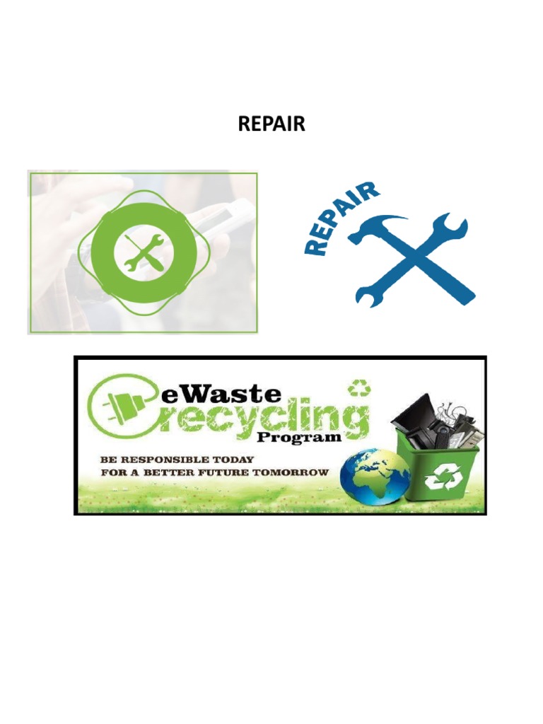 Repair, Recycle, Reduce Techniques | PDF