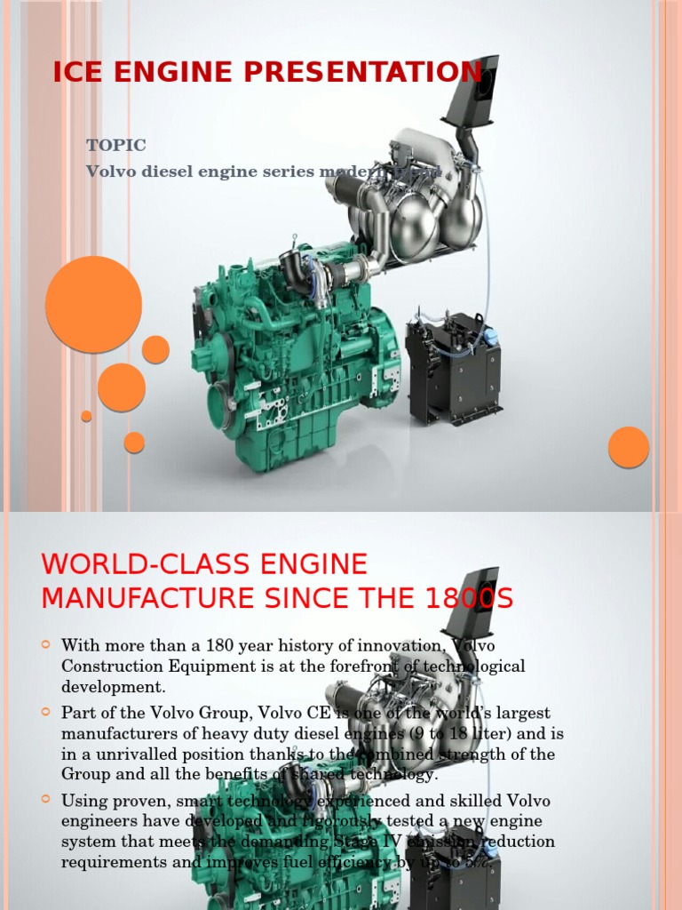 Ice Engine Presentation | PDF | Exhaust Gas | Diesel Engine
